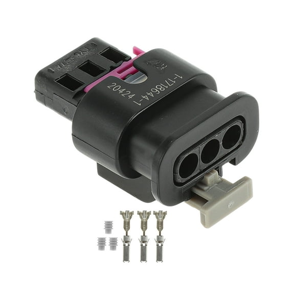 1 Set 3 Pin Parking Sensor Connector Plug for Volkswagen Female Adapter ...