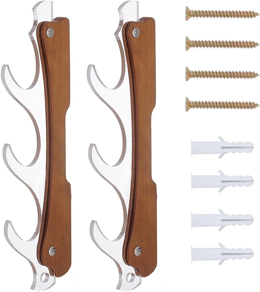 1 Set 3 Tier Sword Holder Wall Mount Acrylic Wall Sword Display Rack ...