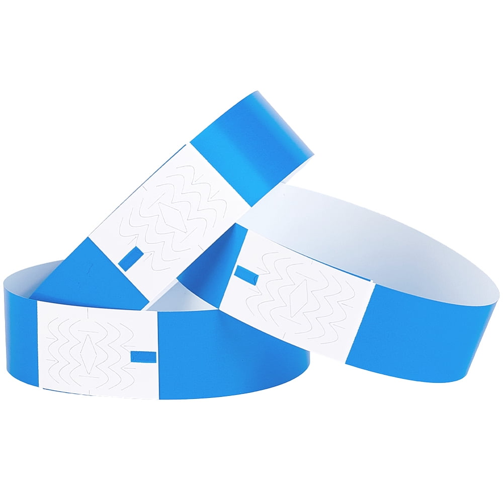 1 Set 300Pcs Paper Polypropylene Disposable Wristbands Waterproof ...