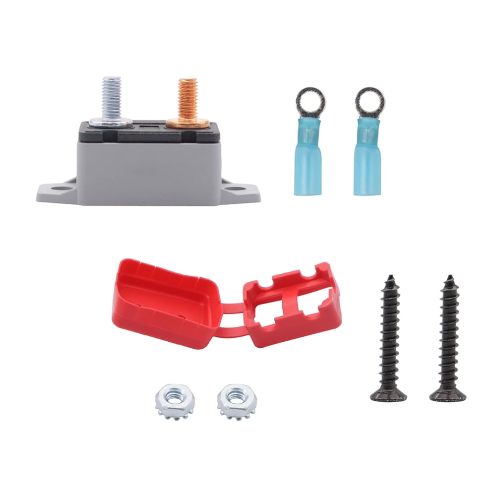 1 Set 30A 12V/24V Manual Reset Circuit Breaker Fuse Bolt Type with ...