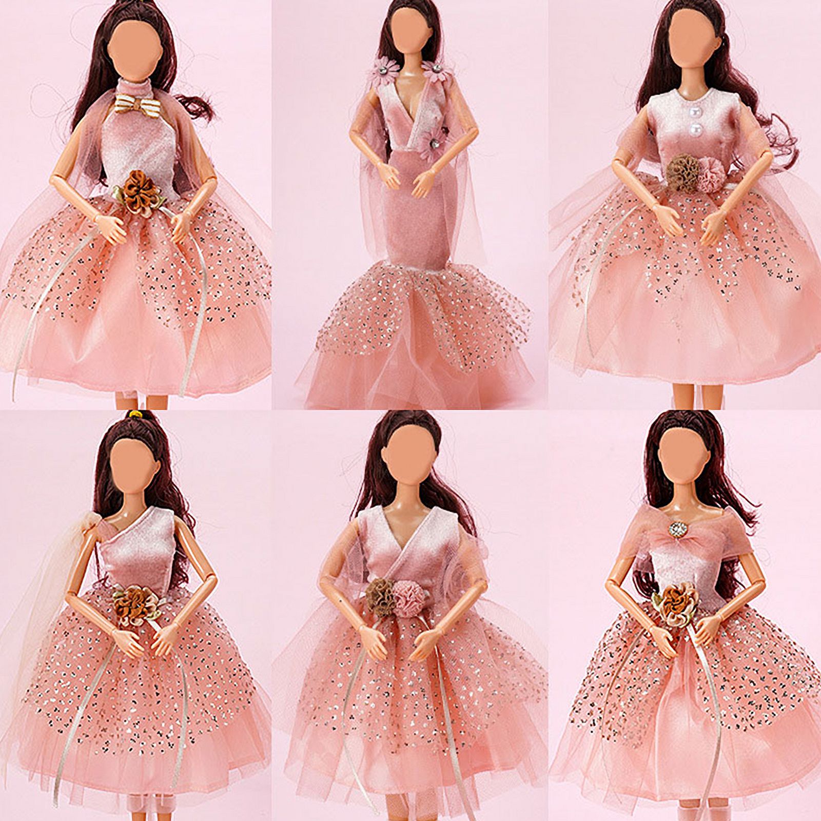 1 Set 30cm Doll Lace Dress Ballet Dancing Skirt Daily Outfit Wear Party ...
