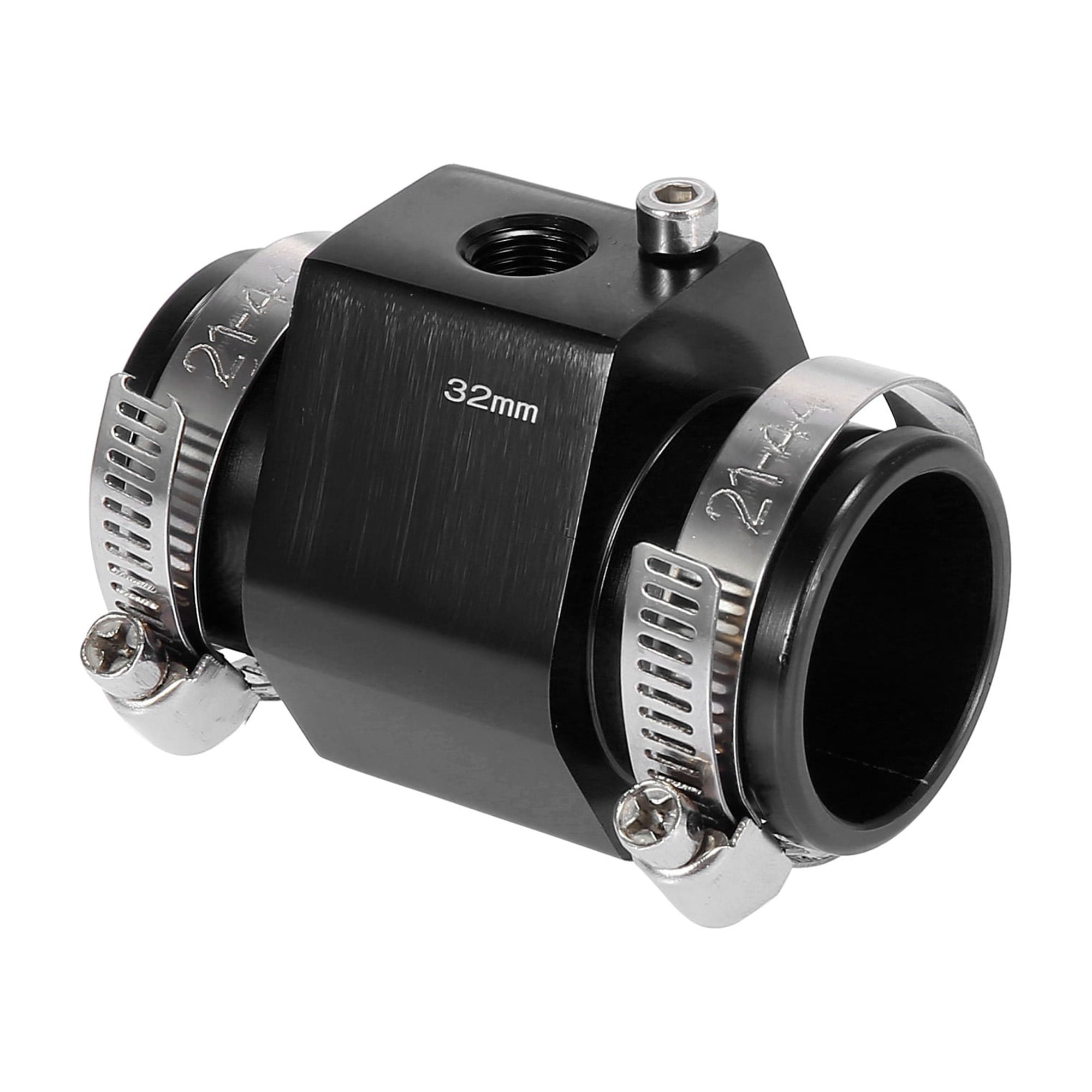 1 Set 32mm Black Universal Car Water Coolant Temperature Sensor Adapter ...