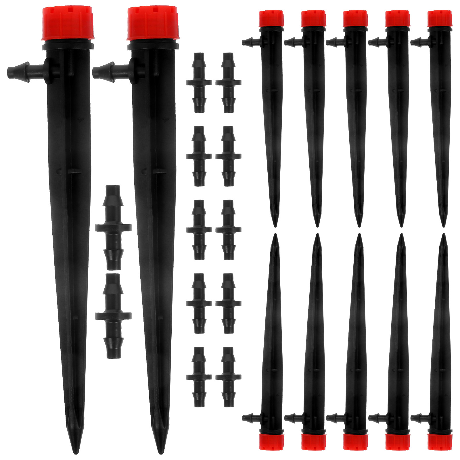 1 Set 360 Degree 8 Holes Adjustable Water Flow Drip Emitters Drip ...