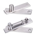 1 Set 360 Degree Rotate Stainless Steel Hidden Door Hinge Kit Heavy ...