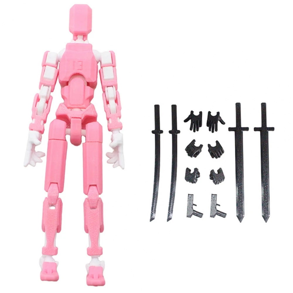 1 Set 3D Printed Multi-Jointed Movable Robot Multi-Articular Action ...