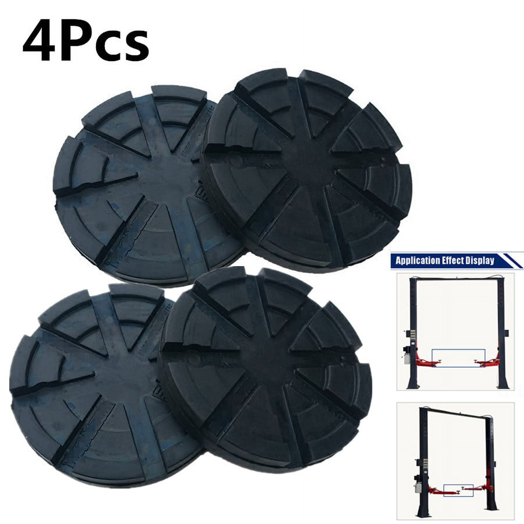 1 Set 4 Heavy Duty Lift Rubber Pads Hold Up Sub-Frames&Pinch Weld ...