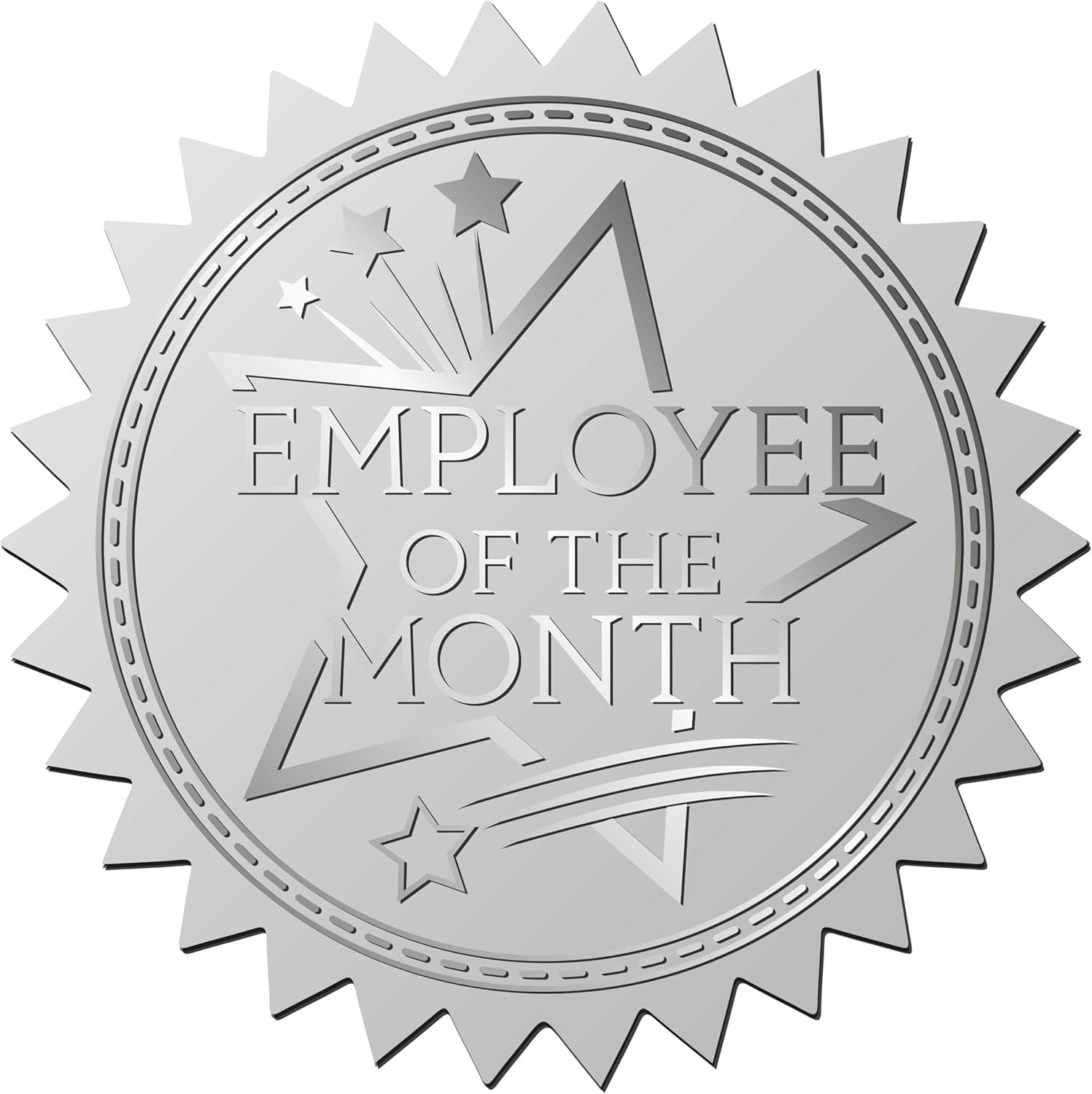 1 Set 408pcs 2 Inch Star Embossed Envelope Seals Stickers Waterproof ...