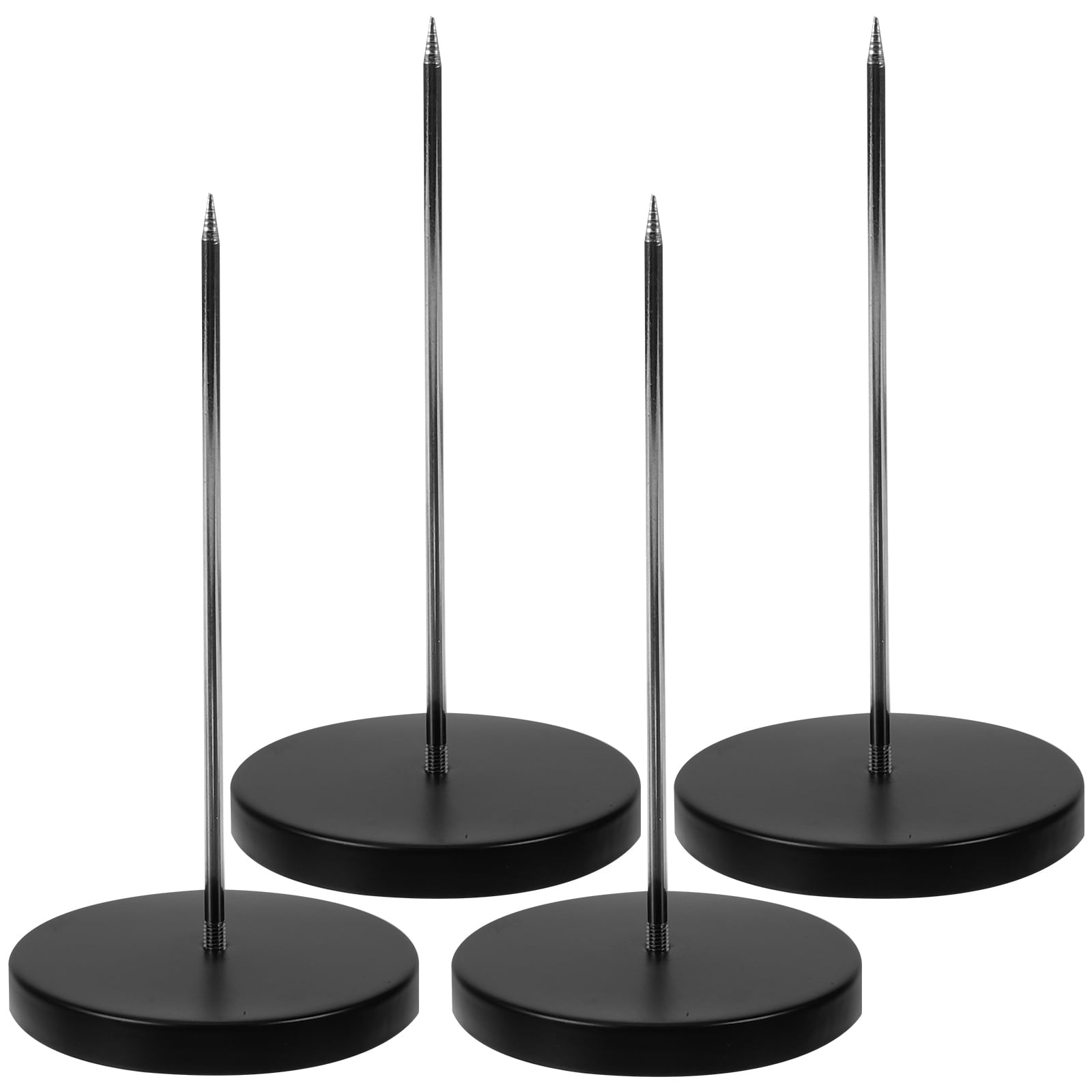 1 Set 4Pcs Detachable Receipt Holders Desktop Paper Menu Holders (Black ...