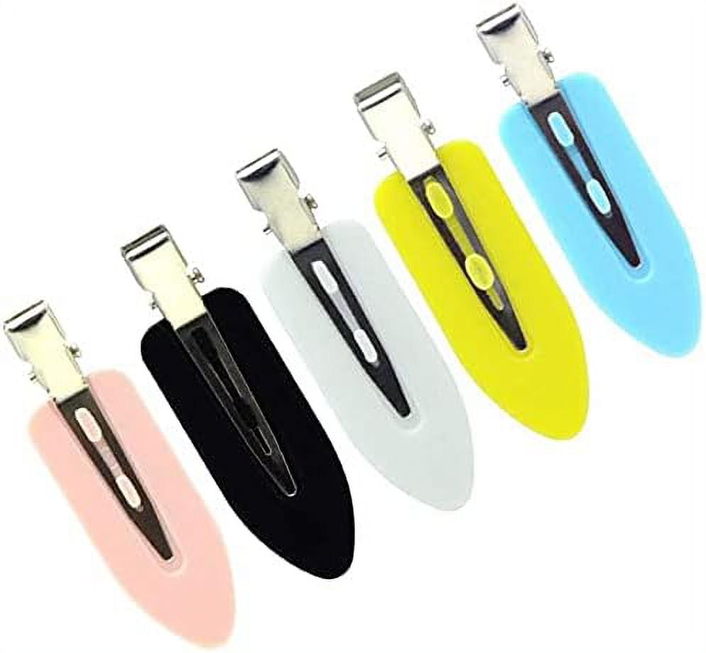 1 Set with 5 Pieces No Bend Hair Clips for Hair Styling Portable ...