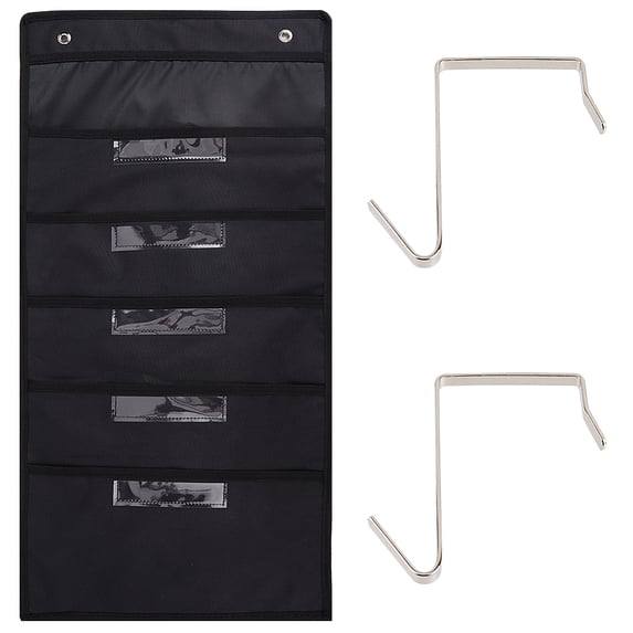 1 Set 5 Pockets Oxford Cloth Large Capacity Storage Hangers Wall ...