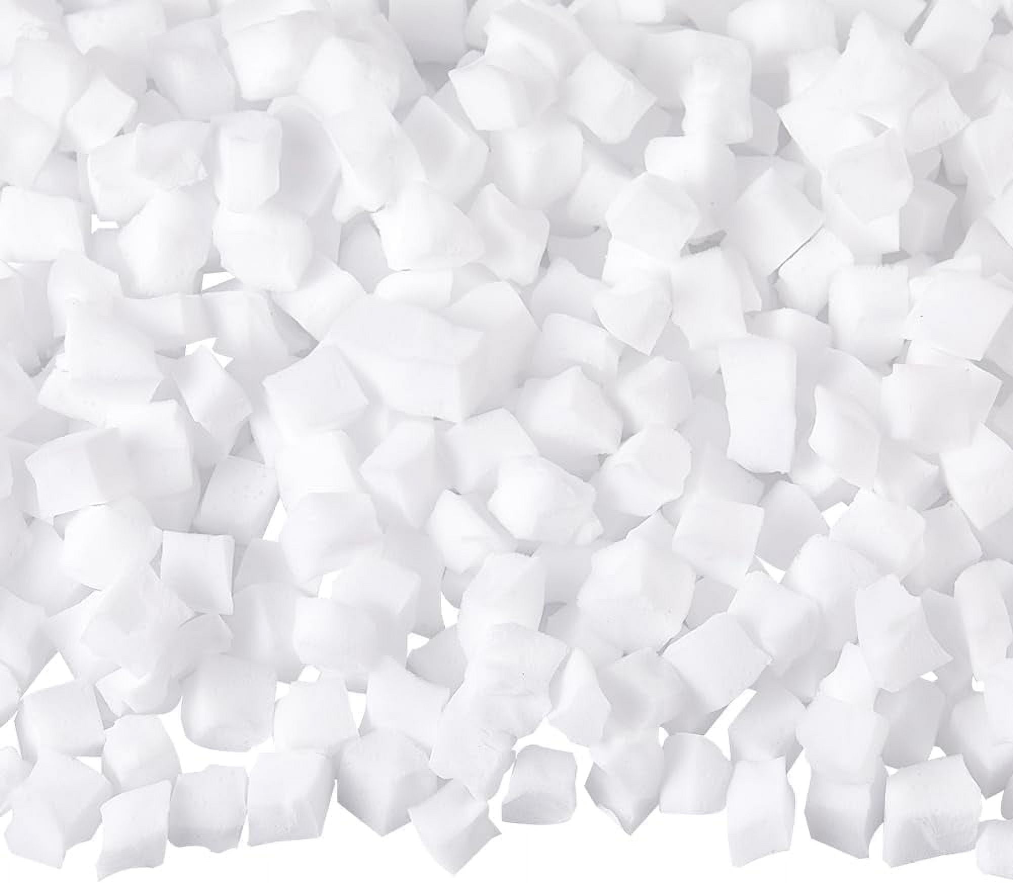 1 Set 500Pcs Box Filler Foam Small Square Foam Blocks White 0.43 Inch ...