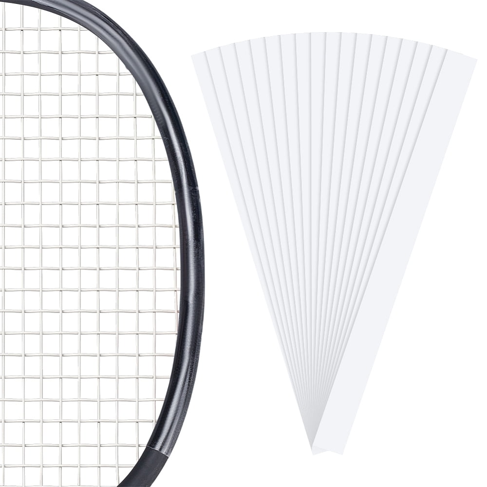 1 Set 50Pcs Transparent Plastic Badminton Racket Protective Pad ...