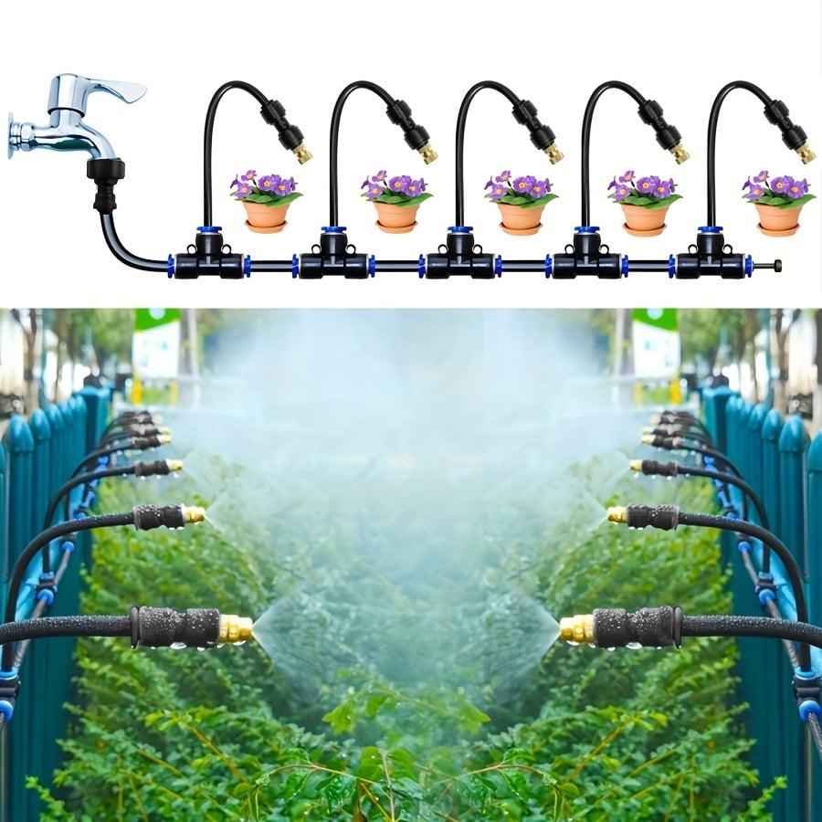 1 Set 50ft ( 15m) Drip Irrigation System, Automatic Irrigation System ...