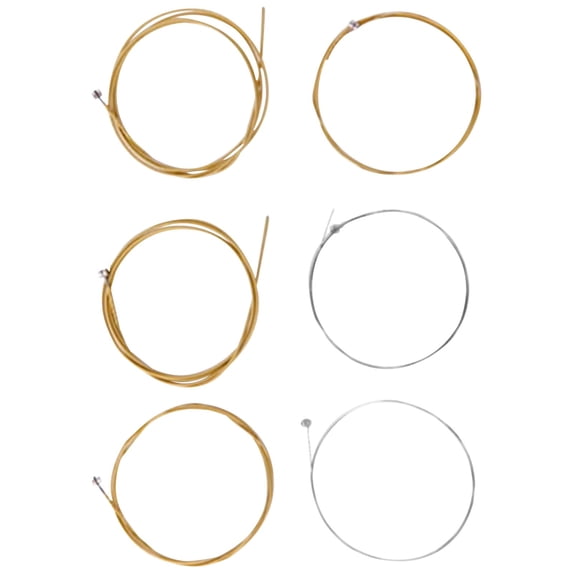 1 Set of 6 Guitar Strings Replacement Steel String for Acoustic Guitar ...