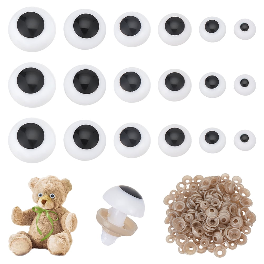 1 Set 6 Styles Plastic Craft Eye Stuffed Toy Eye for DIY Toys Puppet ...