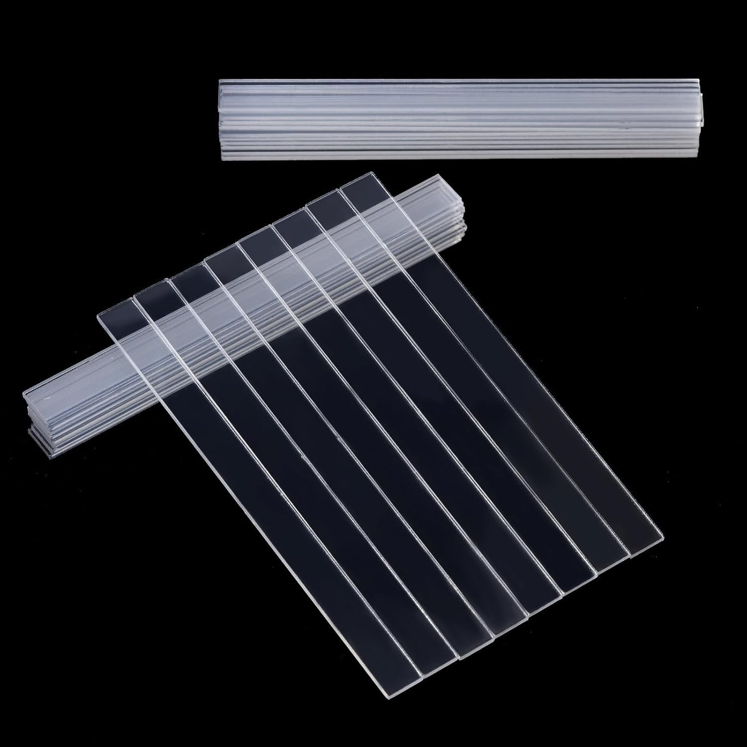 1 Set 60 Pcs Clear Blank Ground Identifier Tag Double Sided Laminating ...