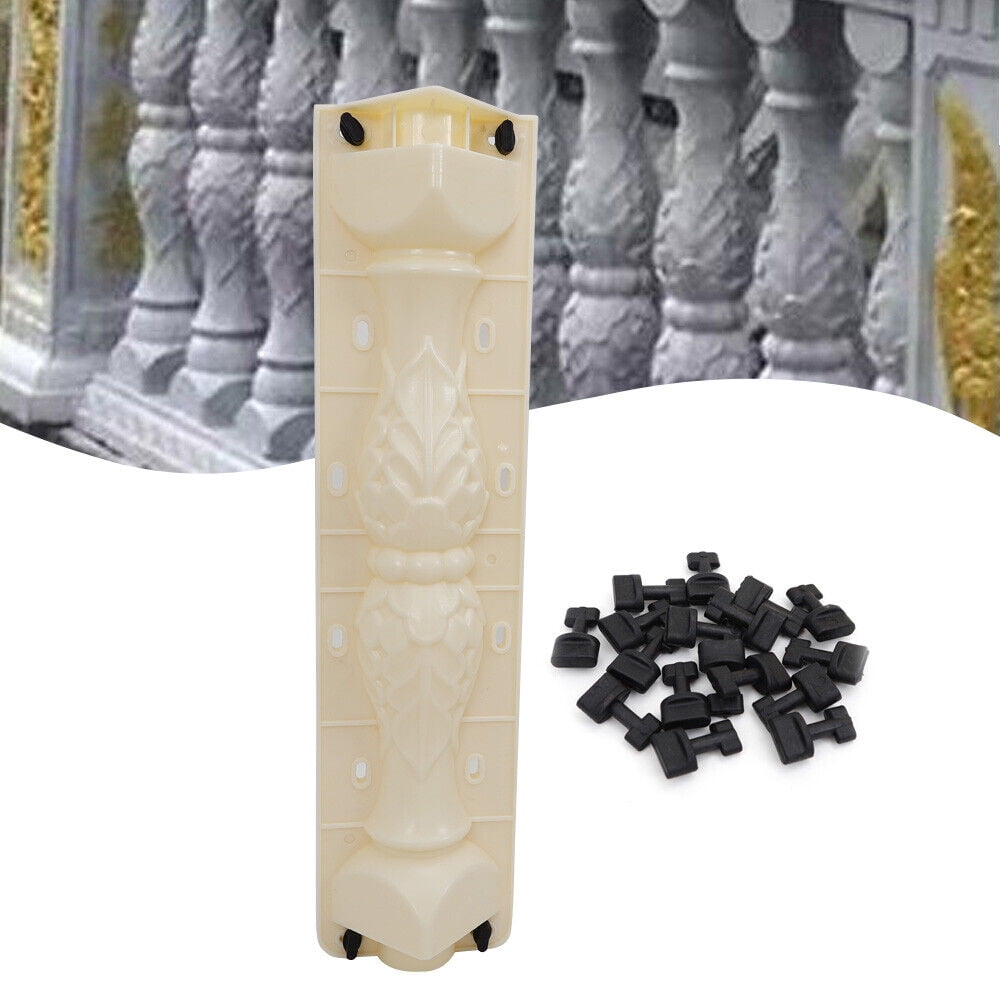 1 Set 60cm Column Moulds Balustrade Molds DIY for Concrete Plaster ...