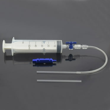 1X Motorcycle Car Clutch Brake Bleeder Hose One Way Valve Tube Bleeding ...