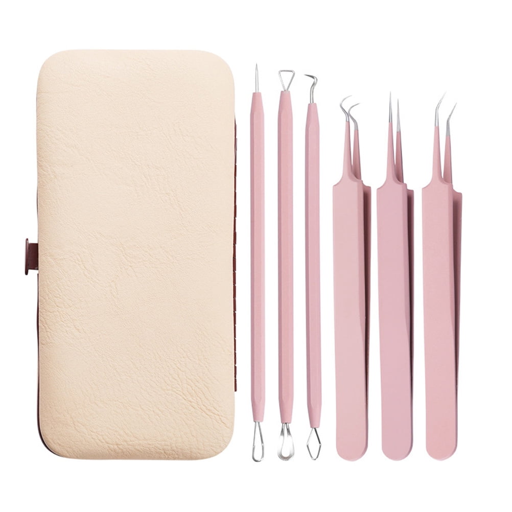 1 Set 6pcs Pimple Needles Blackhead Extraction Needles Acne Removal ...