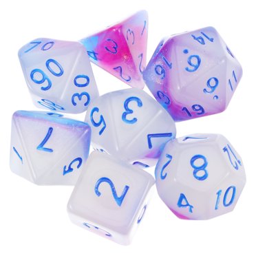 Wiz Dice Desert Topaz Set of 7 Polyhedral Dice in Display Case ...
