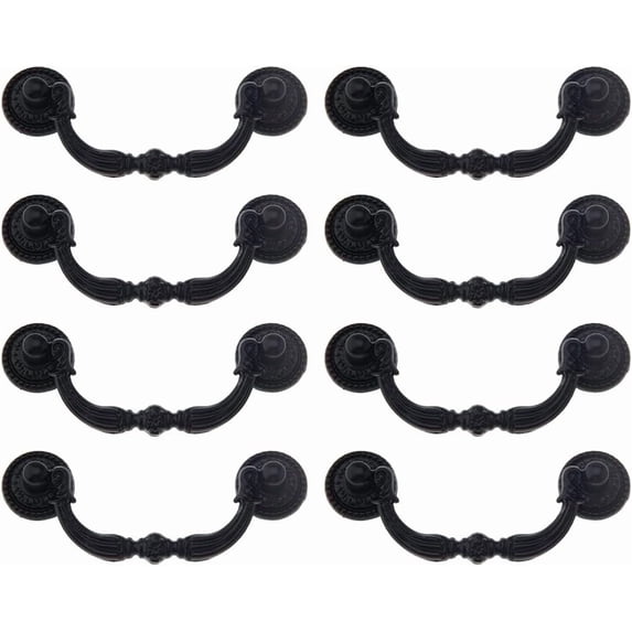 1 Set 8 Bags Zinc Alloy Drawer Pull Handles Cabinet Handles Doorknob ...