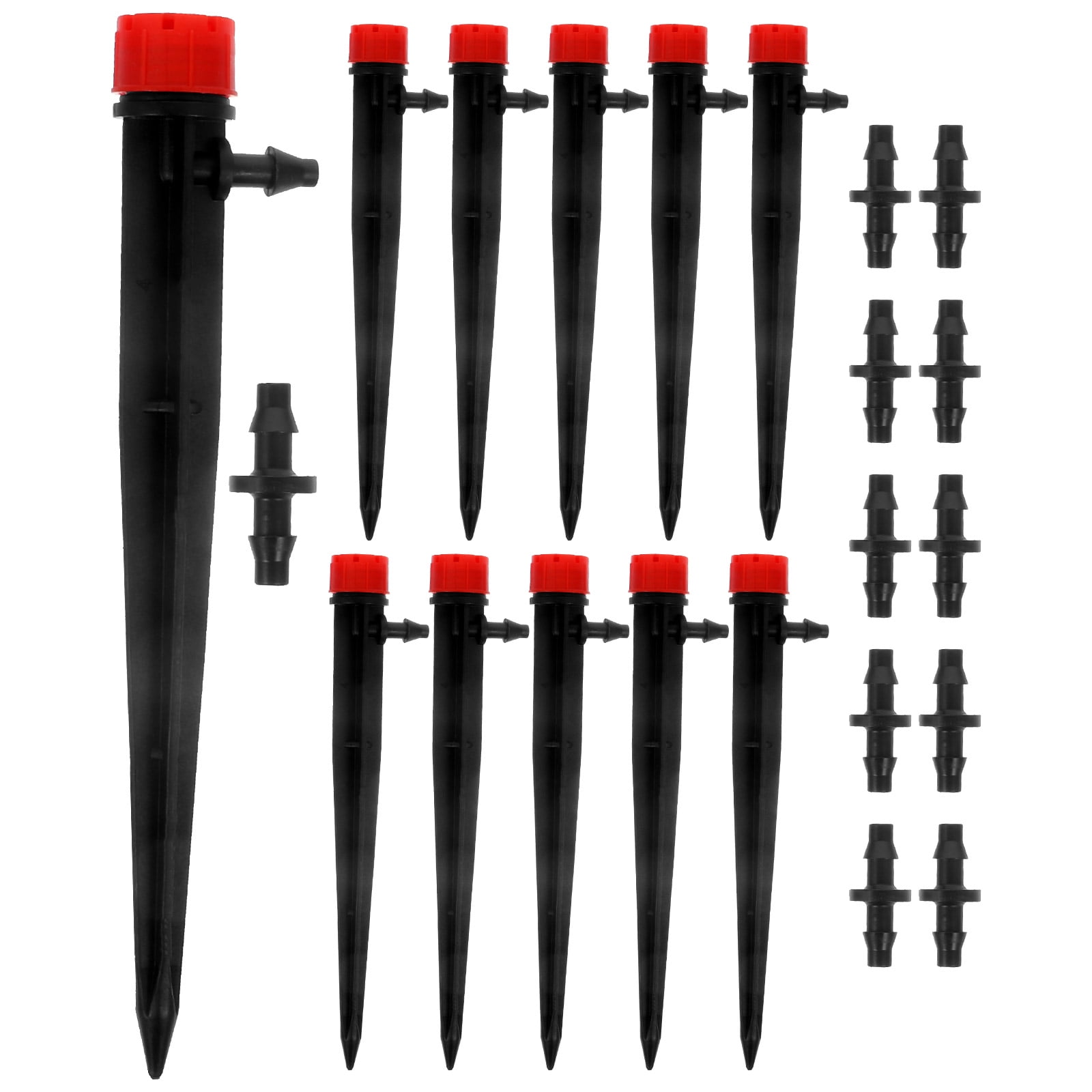 1 Set 8-Holes Spray Nozzles Spike Garden Irrigation Water Sprinkler ...