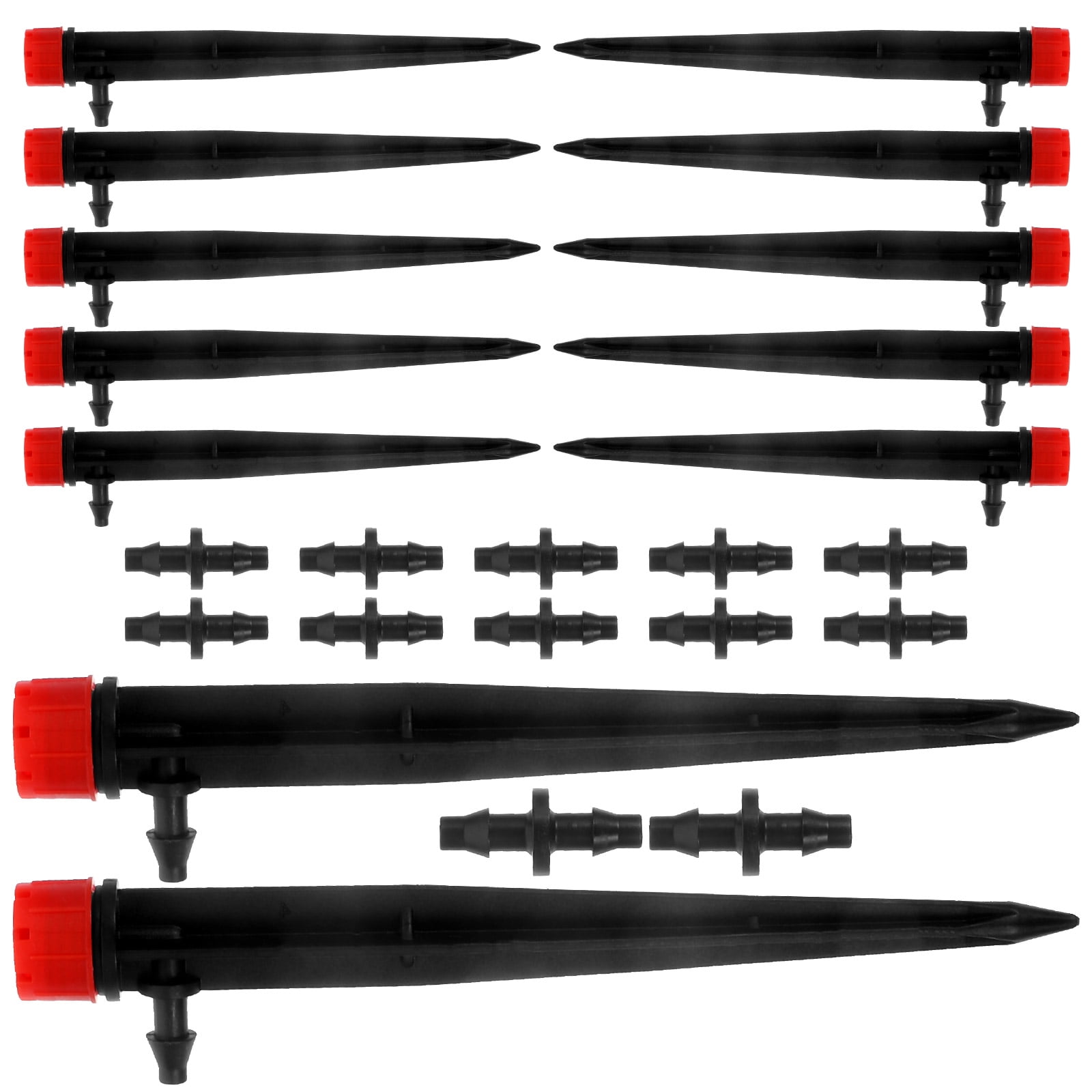 1 Set 8-Holes Spray Nozzles Spike Garden Irrigation Water Sprinkler ...