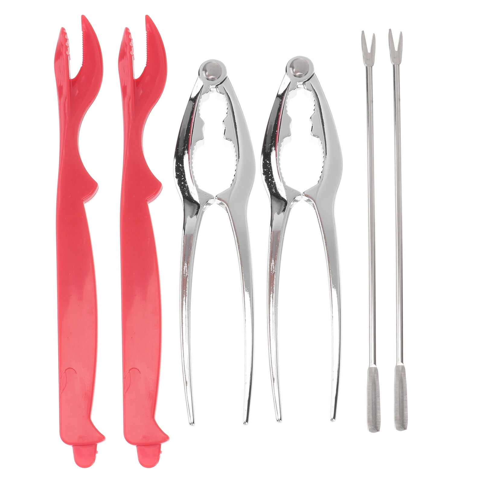 "SOAC Crab Crackers and Seafood Forks Kit, 8pcs, Stainless Steel ...