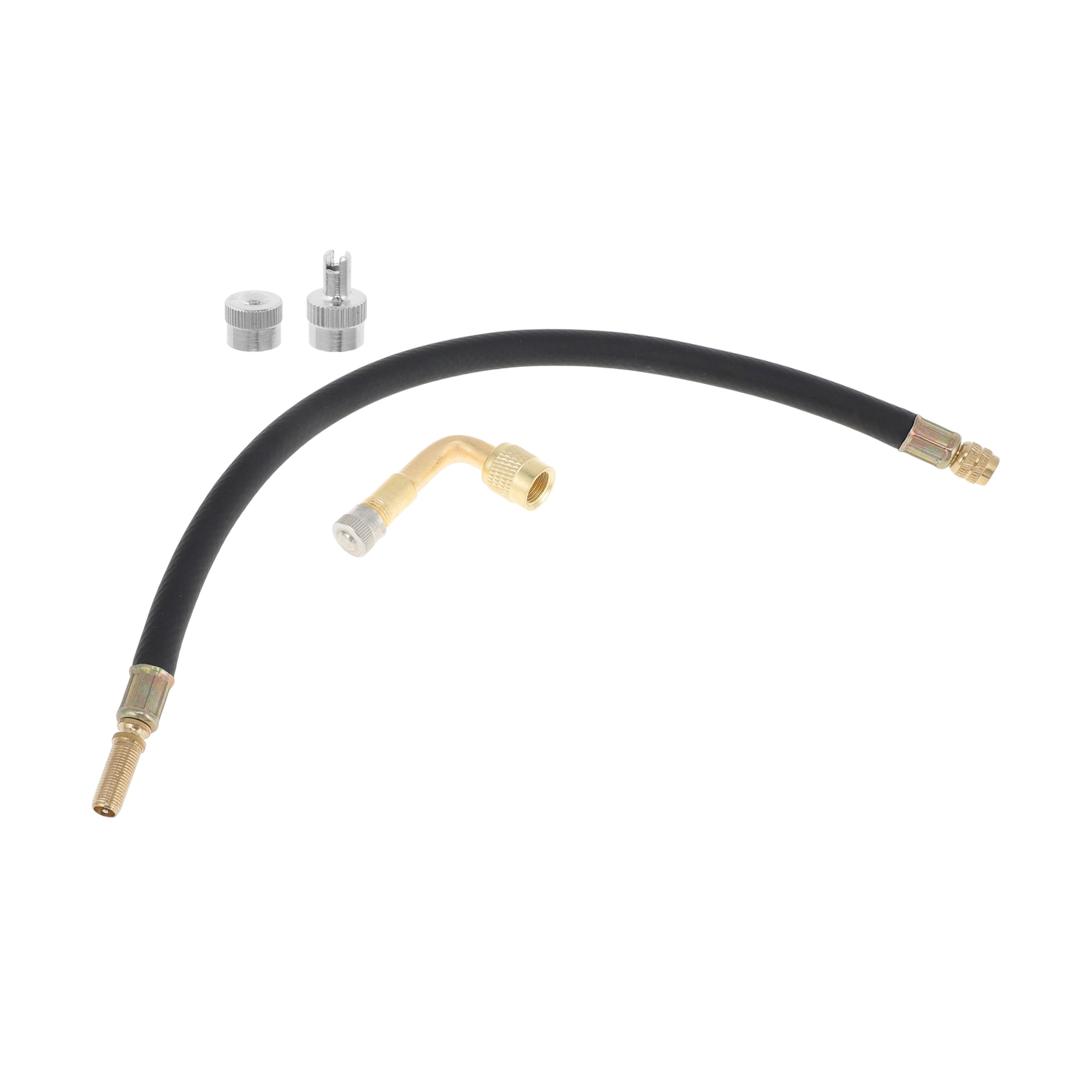 1 Set 90 Degree Copper Tire Valve Extension with Universal Plastic ...
