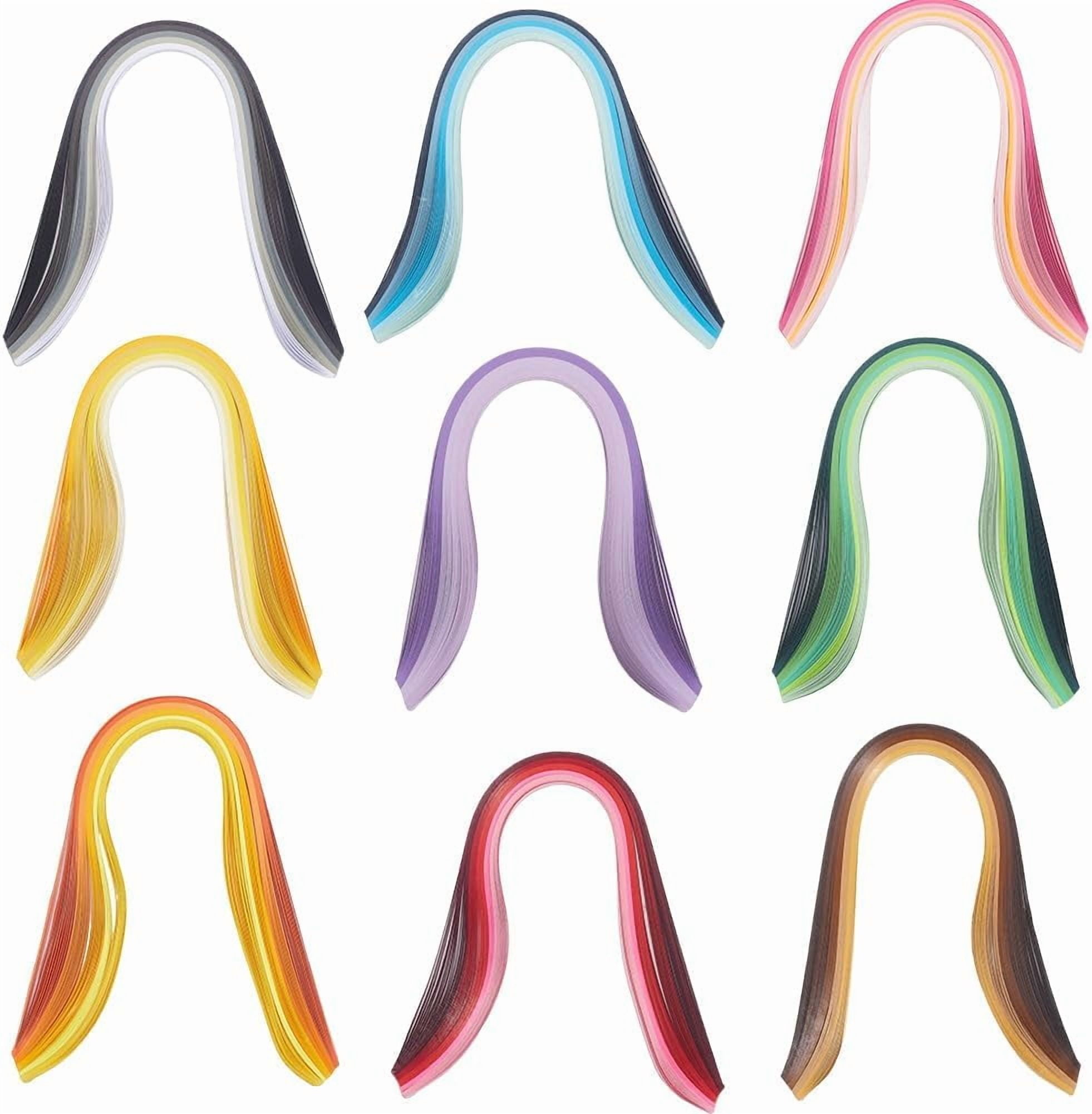 1 Set 9Sets 9 Styles Gradient Rectangle Quilling Paper Strips Mixed ...
