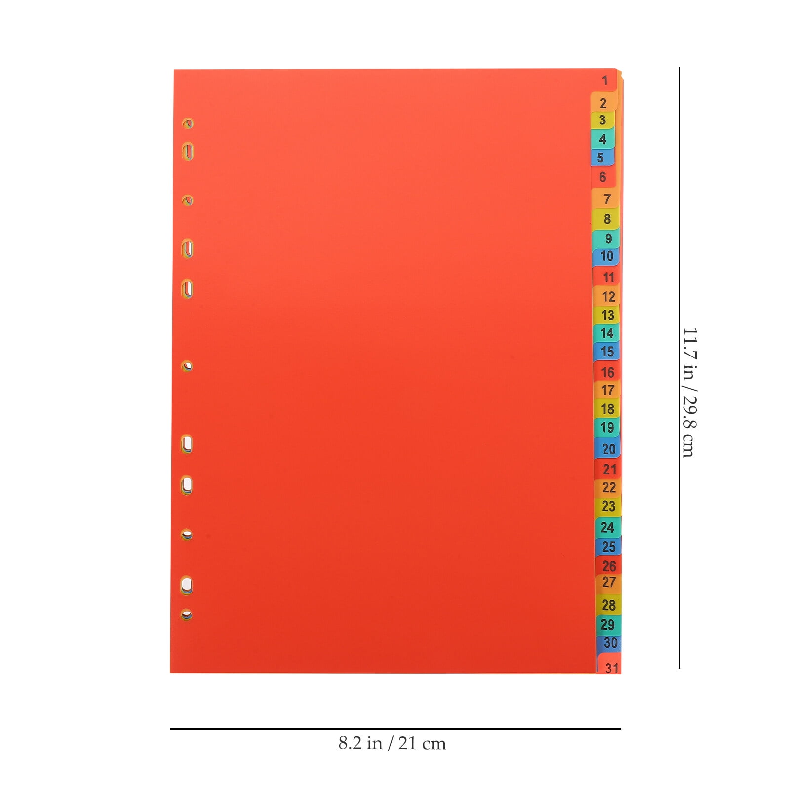 1 Set A4 Binder Divider File Divider Subject Divider for Binder ...