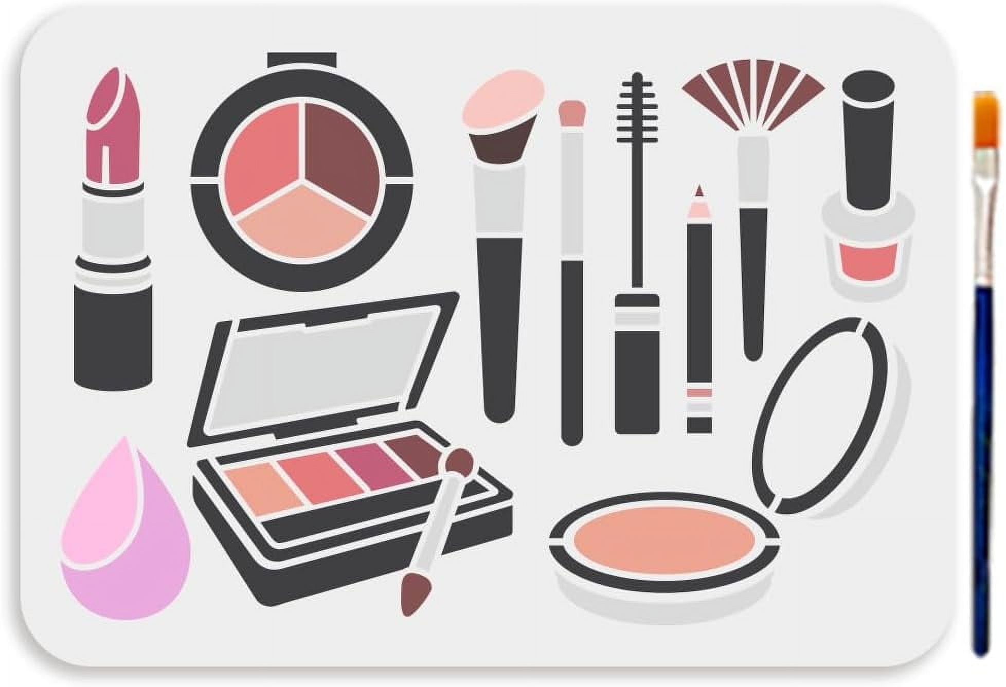 1 Set A4 Size Make Up Tool Painting Template Cosmetics Stencil 11.7x8 ...