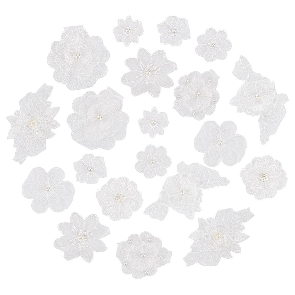 1 Set AHADEMAKER 20Pcs 10 Style Sew on Computerized Embroidery ...