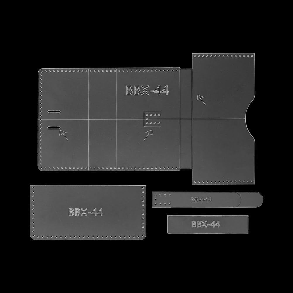 1 Set Acrylic Wallet Templates Clear Leather Templates Acrylic Leather ...