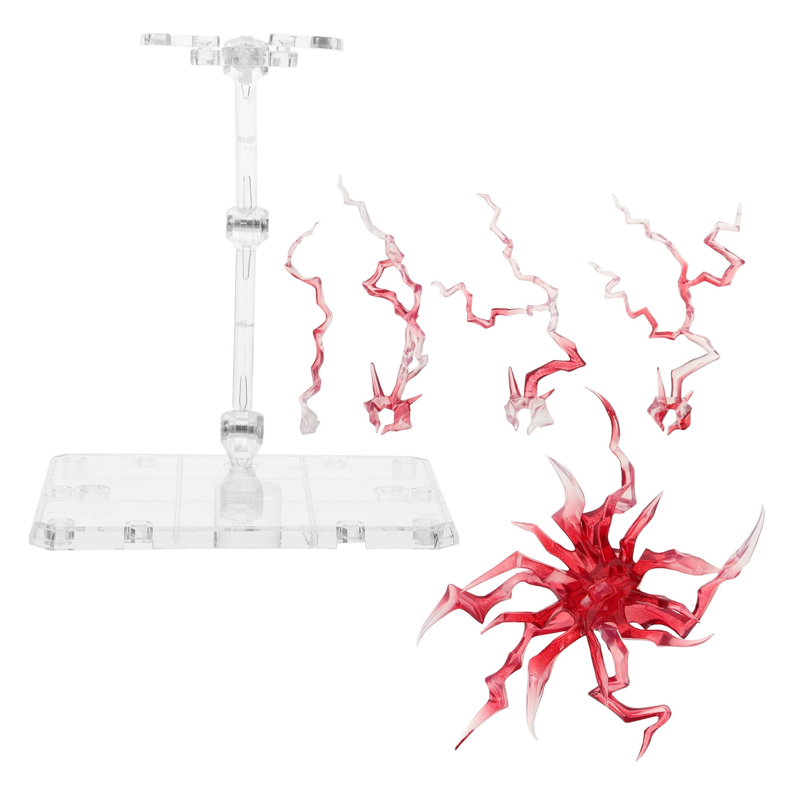 1 Set Action Figures Stand Plastic Figures Display Rack With Effects ...