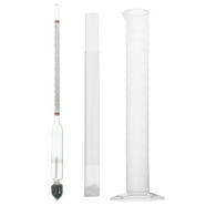 Fermentaholics Triple Scale Hydrometer Test Kit for Homebrewers with ...