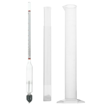 Fermentaholics Triple Scale Hydrometer Test Kit for Homebrewers with ...