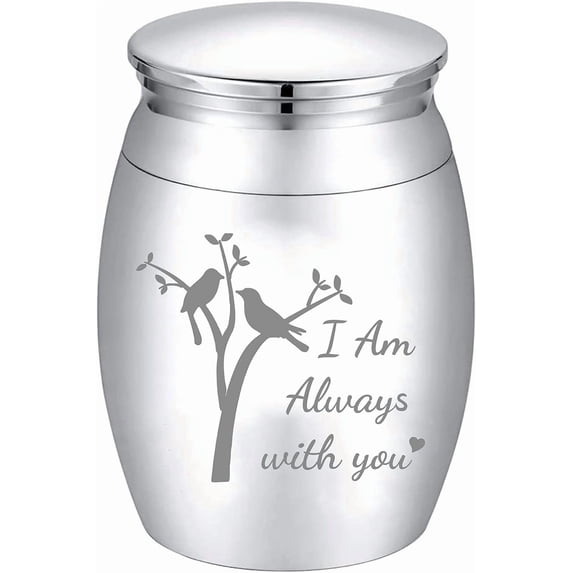 1 Set Alloy Cremation Urn Kit with Disposable Flatware Spoons Silver ...