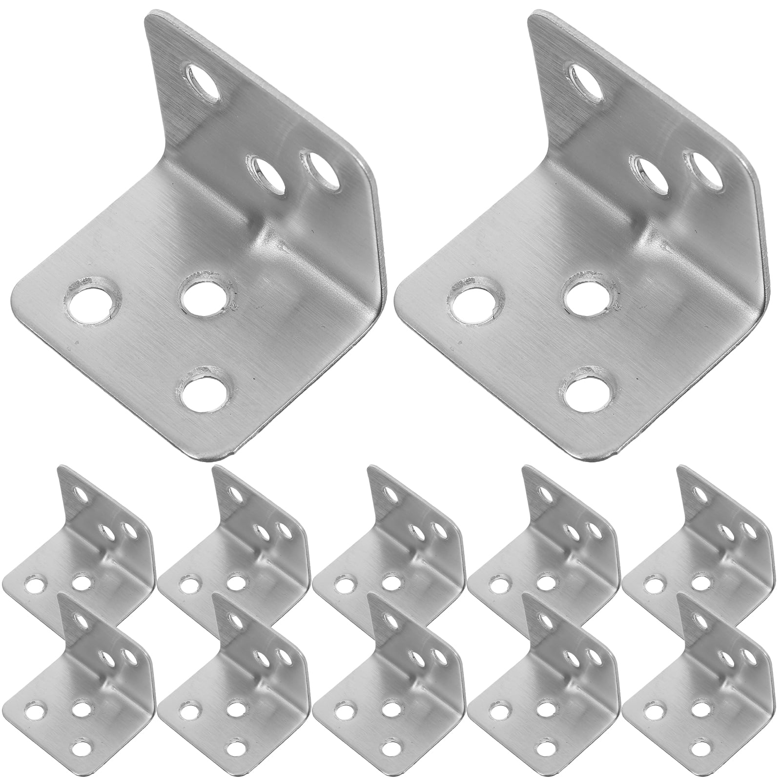 1 Set Angle Brace Decorative Brackets for Gate Corner L Bracket Wall ...