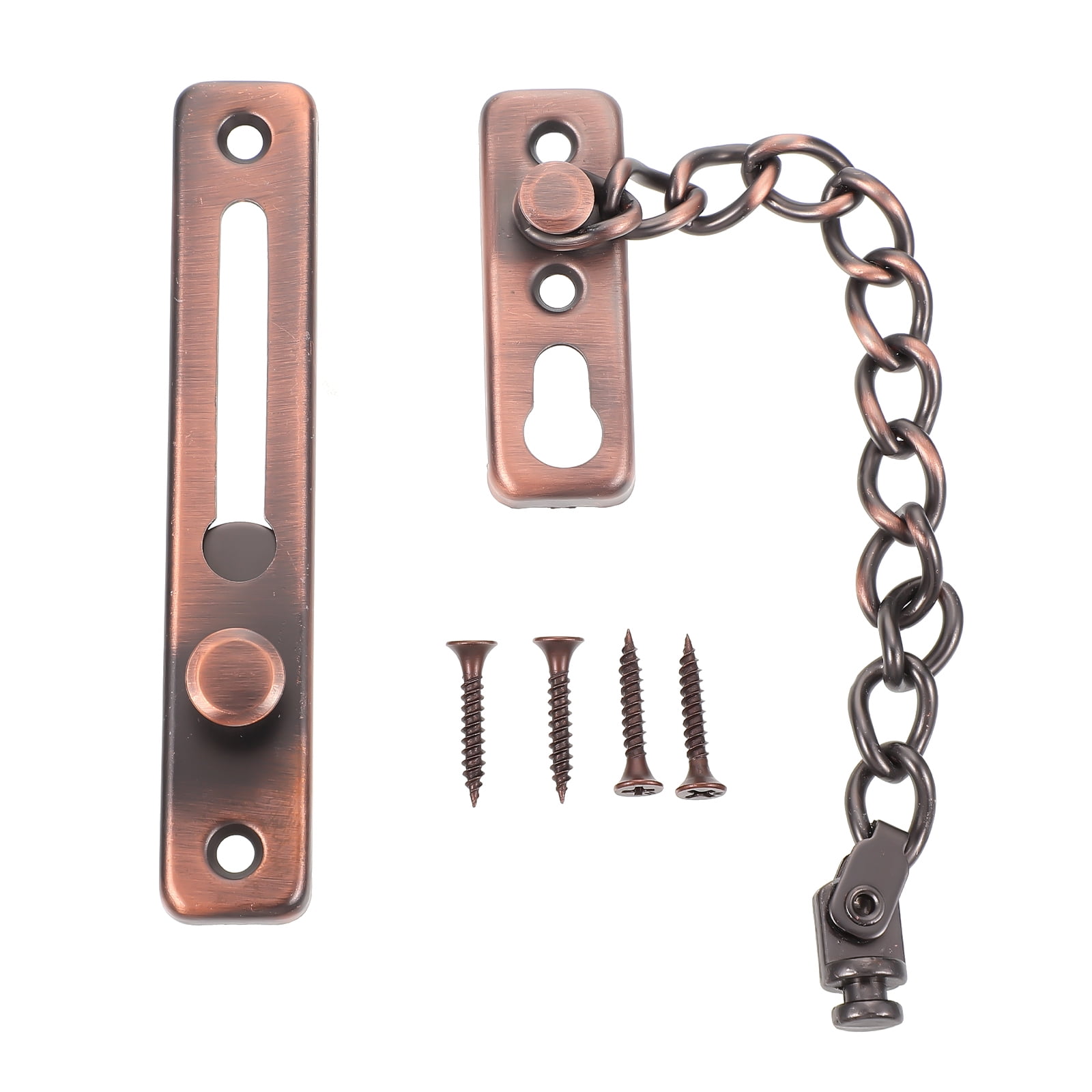 1 Set Anti-theft Stainless Steel Home Door Chain Latch Safe Guard ...