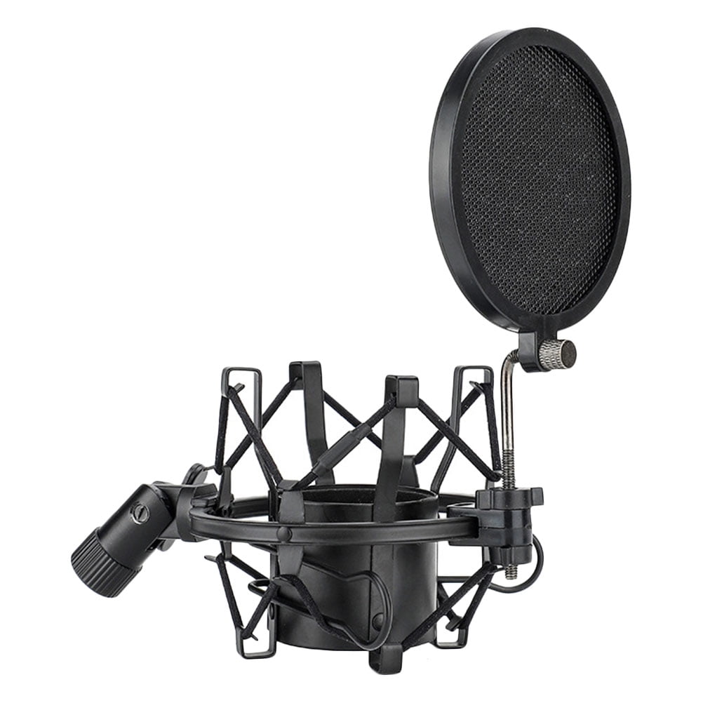 1 Set Anti-vibration Mic Holder Microphone Protecting Cover Microphone ...
