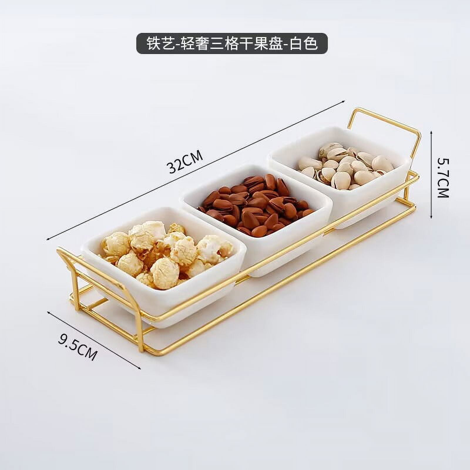 1 Set Appetizer Serving Tray Chips Snack Tray Dried Fruit Holder Candy ...