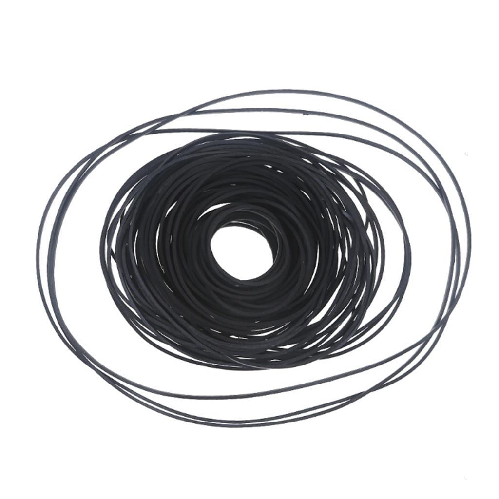 1 Set Assorted Square Rubber Belt 1mm Cassette Tape Machine Belts 40 ...