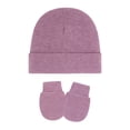 1 Set Baby Bonnet Cap Feature Foldable with Mittens Cotton Fabric ...