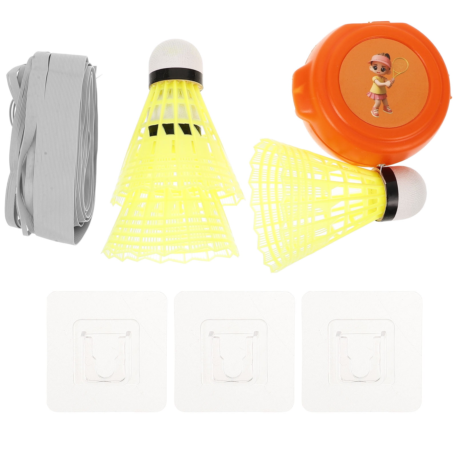 Badminton Trainer Individual 8.00X7.00X5.00CM Yellow - Walmart.com