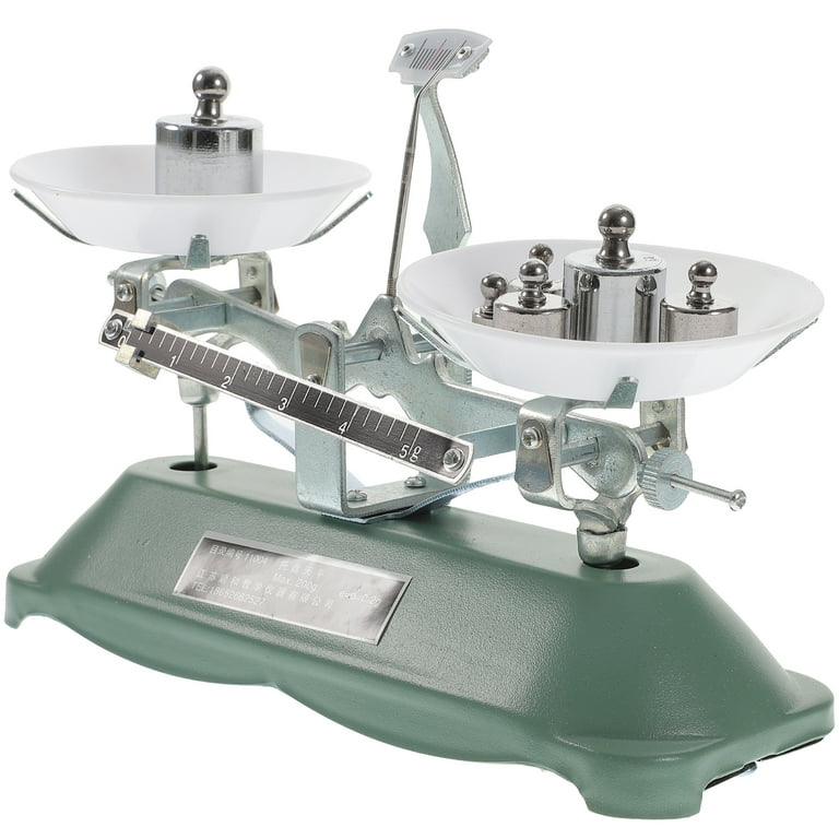 Triple Beam Balance With Student
