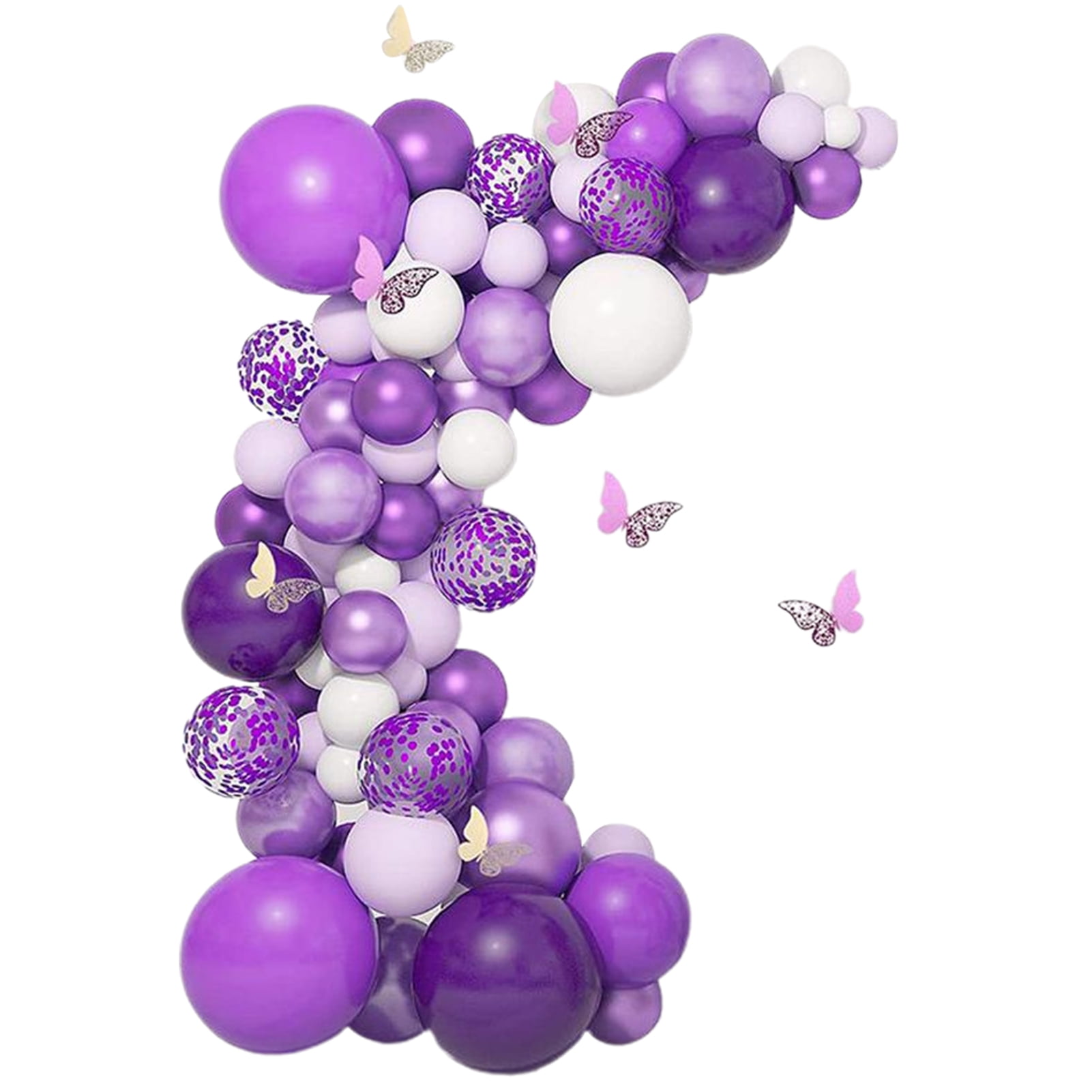 1 Set Balloon Arch Set Butterfly Decoration Anti-deformed Emulsion ...