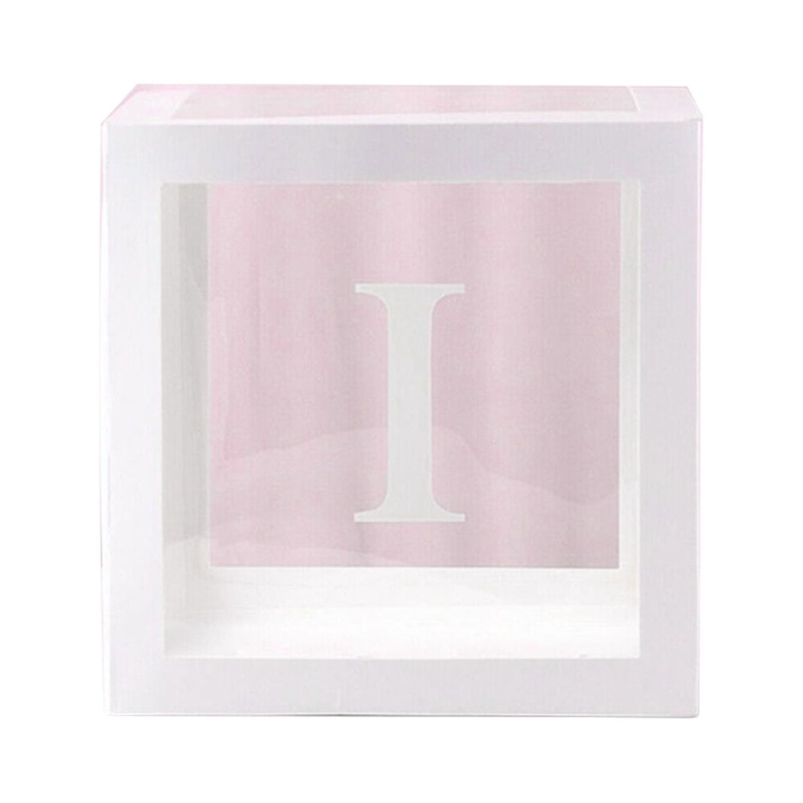 1 Set Balloon Box Anti-deformed Wide Application Plastic Square Clear ...