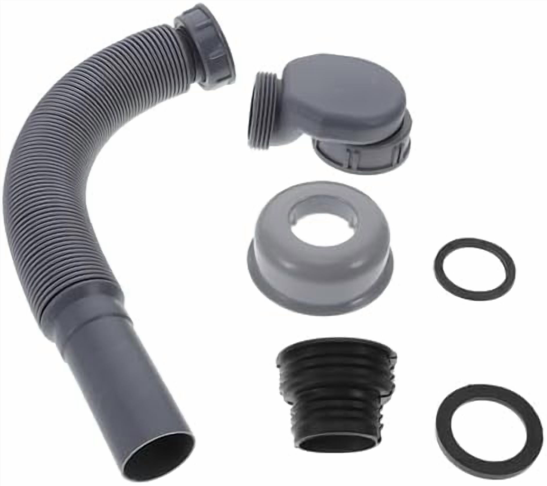 1 Set Bathtub Drain Plastic Flexible Drain Kitchen Drain Expandable ...