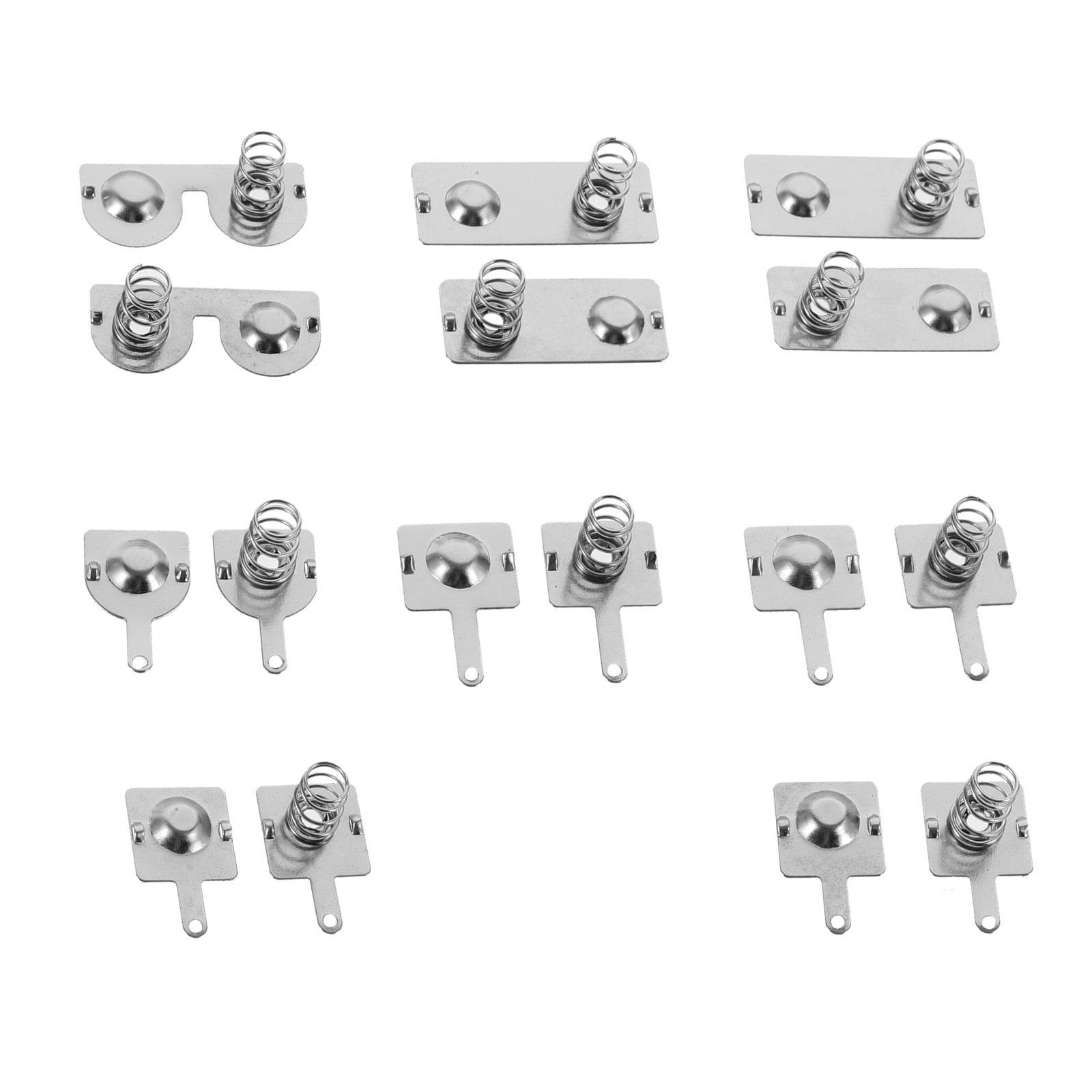 1 Set Battery Contact Batteries Metal Spring Battery Spring Contact ...